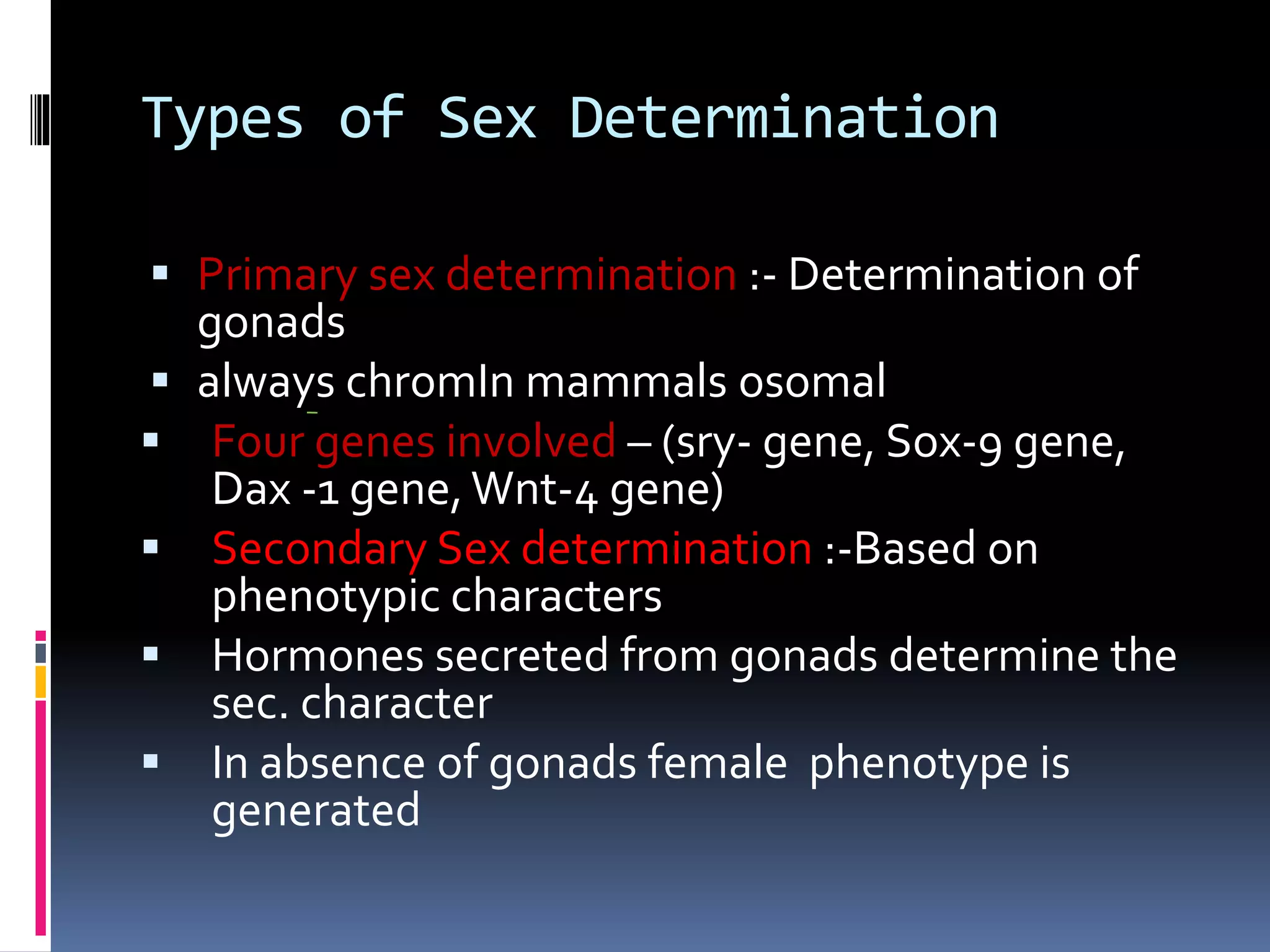 Sex Determination | PPTX