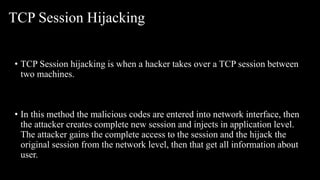 network attacks | PPT