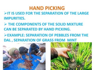 SEPARATION OF SUBSTANCES | PPTX