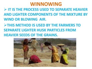 SEPARATION OF SUBSTANCES | PPTX