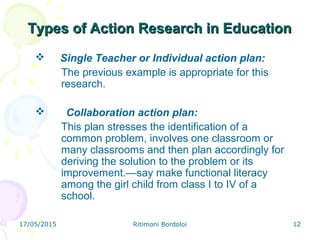 Ritimoni action research | PPT