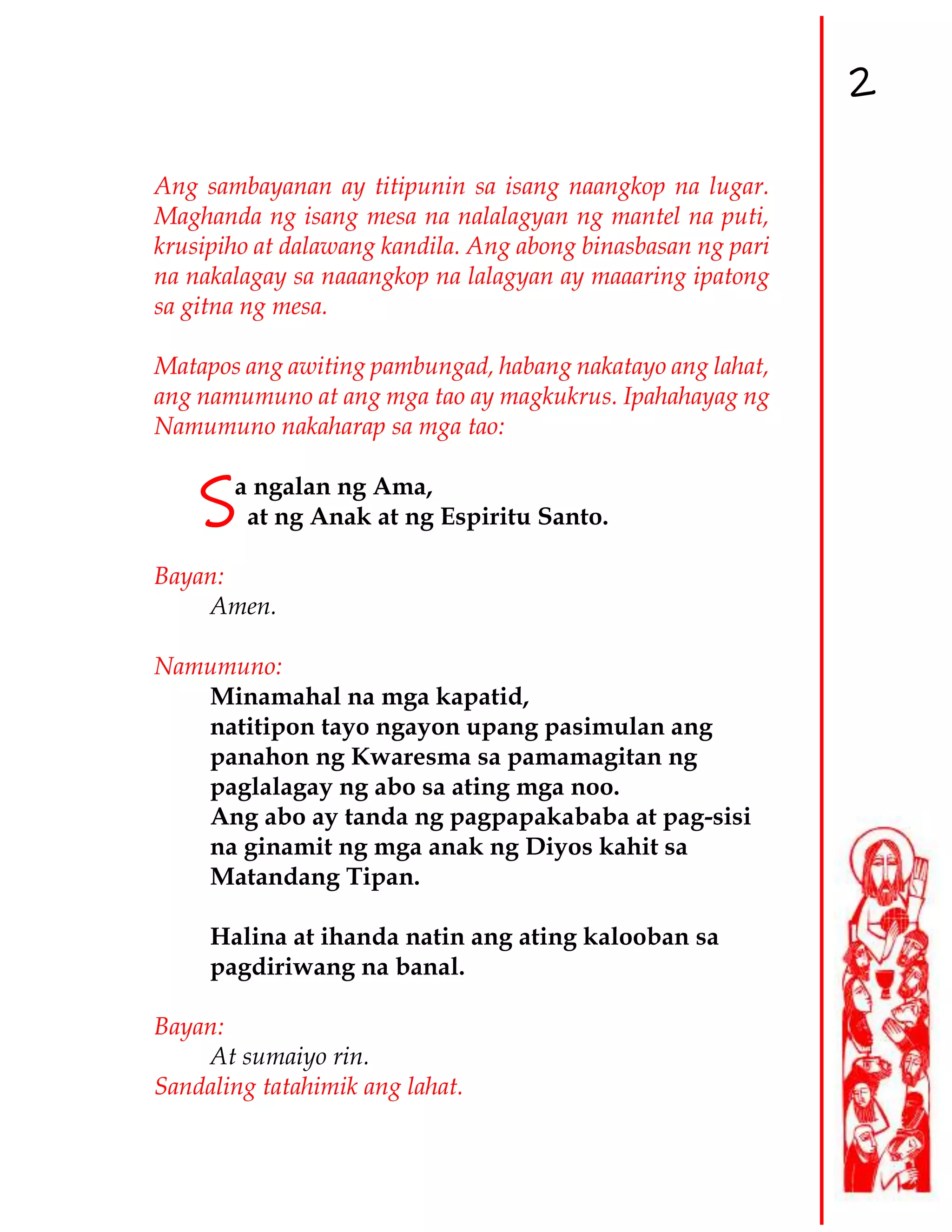 Rito sa Pagpapahid ng Abo ng Walang Misa.docx