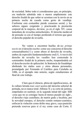 Rito y violación: derecho de pernada en la Baja Edad Media | DOCX
