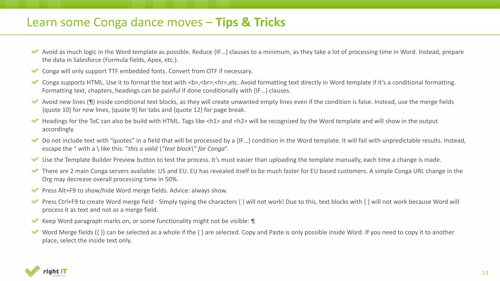 Rits Brown Bag - Conga Composer | PDF