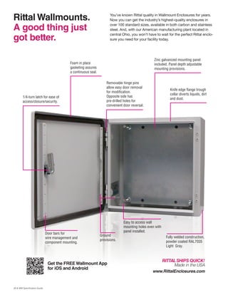 Rittal jb &_wm_specification_guide_5_3701 | PDF