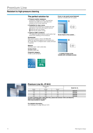 Rittal Stainless Steel Electrical Enclosures for the Food & Beverage ...