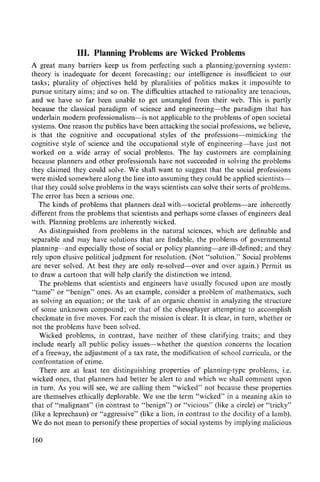 Dilemmas In A General Theory of Planning | PDF