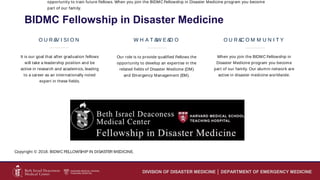 Developing an Inter-Professional Education Program in Disaster Medicine | PPT
