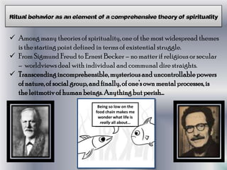 Ritual as the behavioral side of sanctification | PPSX | Spirituality ...