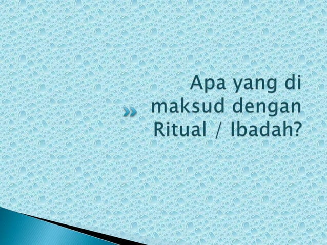Ritual dalam agama | PPTX