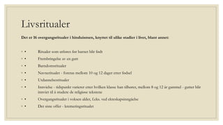 Ritualer i hinduismen | PPT