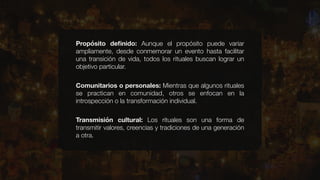 Los rituales y su significado cultural. | PDF