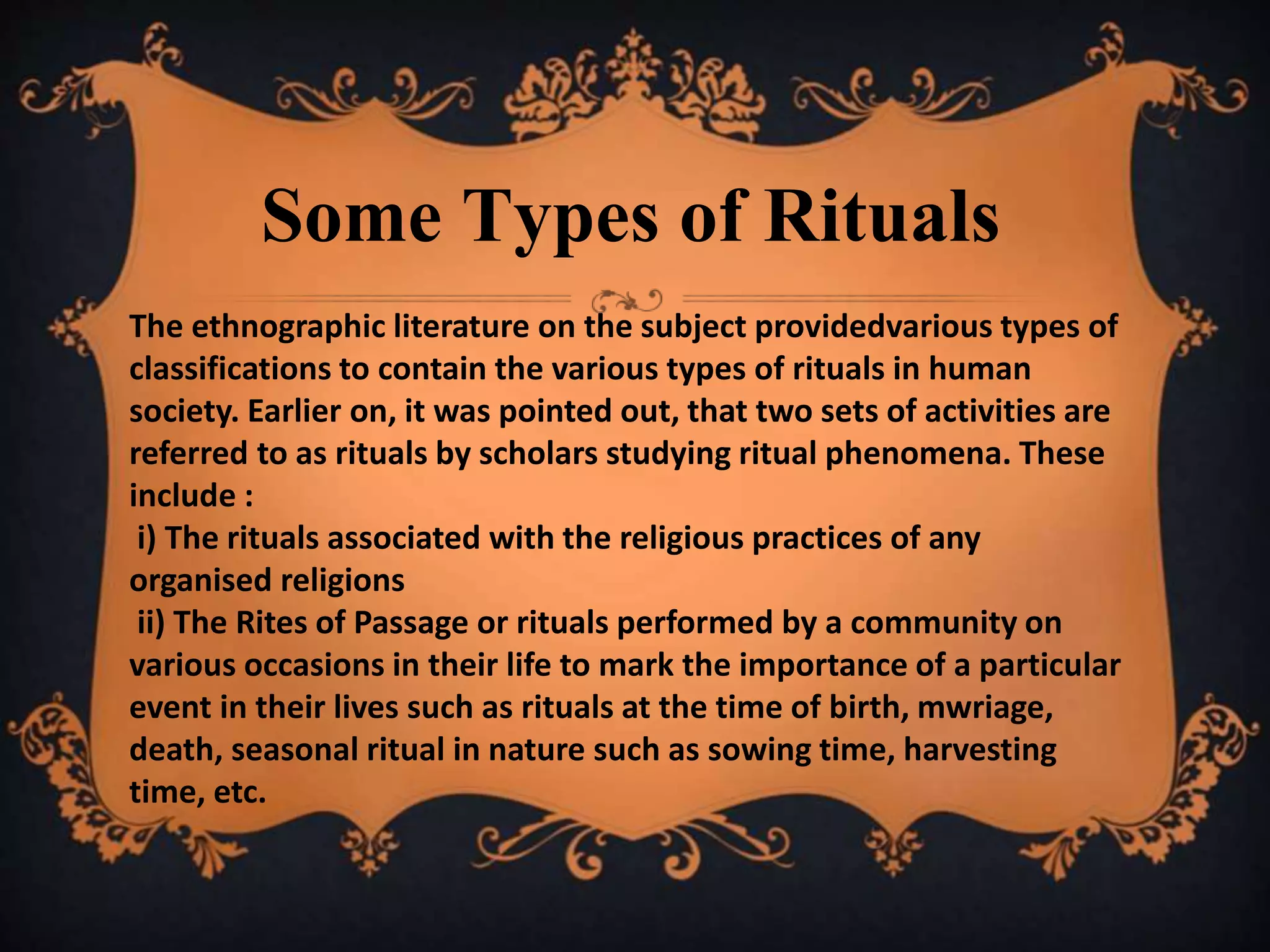 Rituals | PPTX