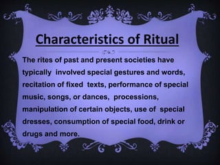Rituals | PPTX