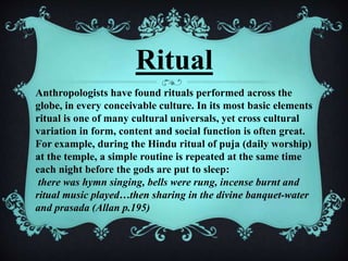 Rituals | PPTX
