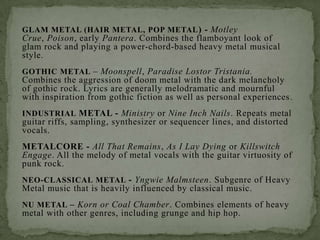 Rituals of metal | PPTX