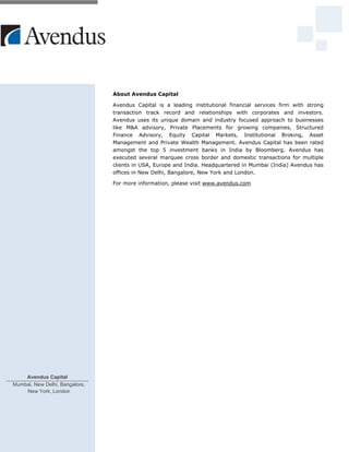 Avendus Capital Strengthens its Private Wealth Management Team in India ...