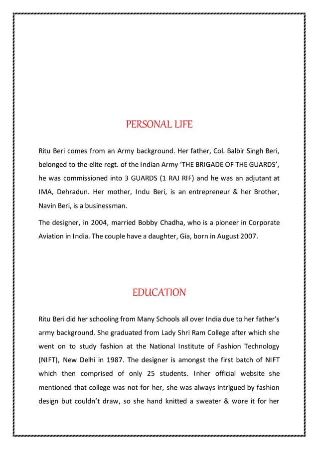 Ritu beri | DOCX