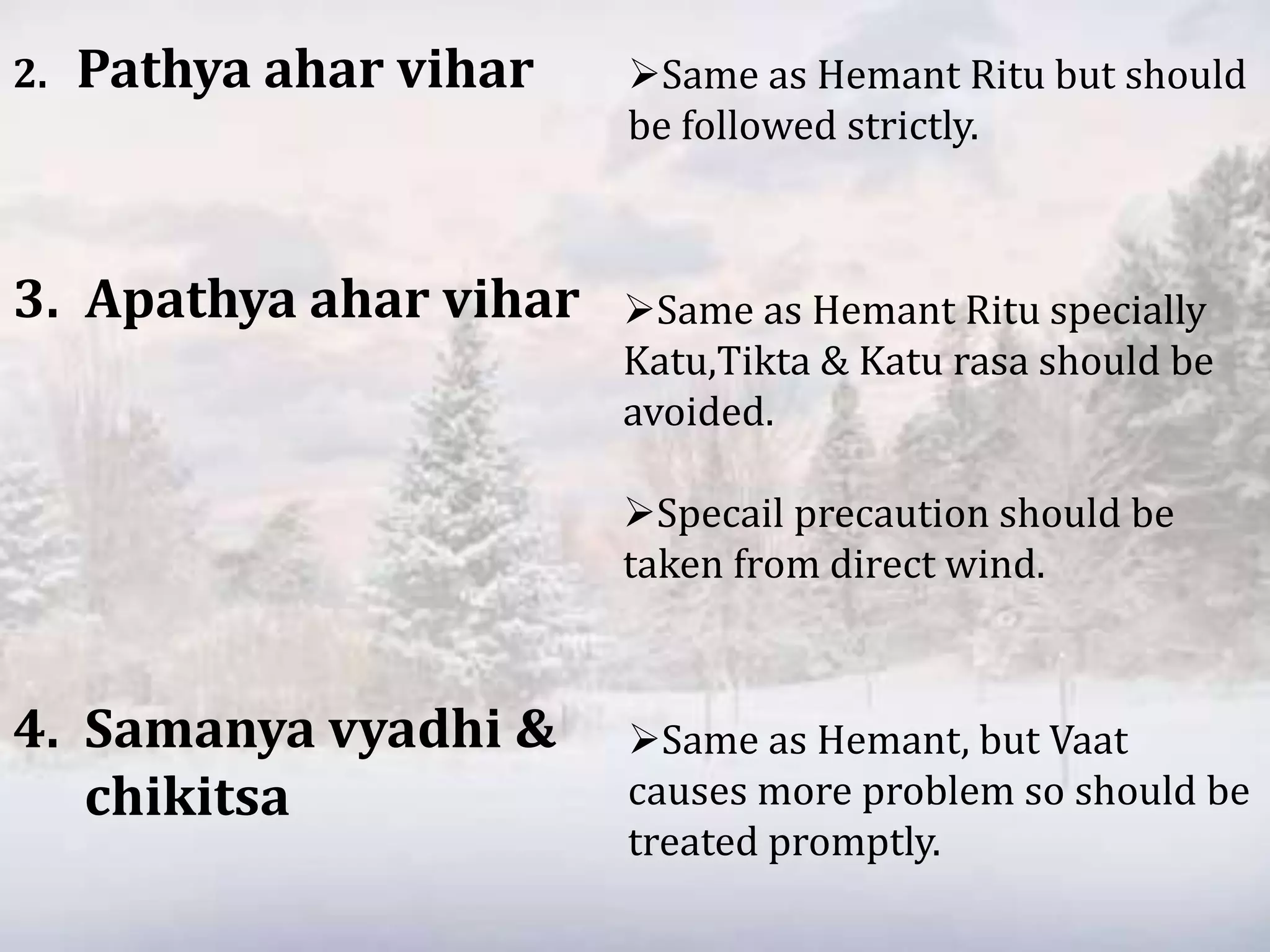 Ritucharya | PPTX | Hinduism | Religion & Spirituality