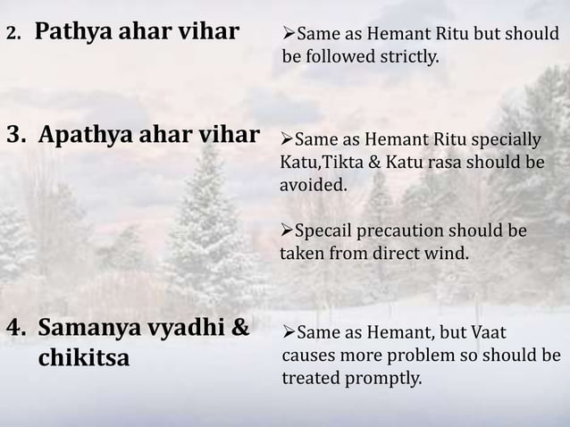 Ritucharya | PPTX | Hinduism | Religion & Spirituality