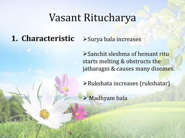 Ritucharya | PPTX | Hinduism | Religion & Spirituality