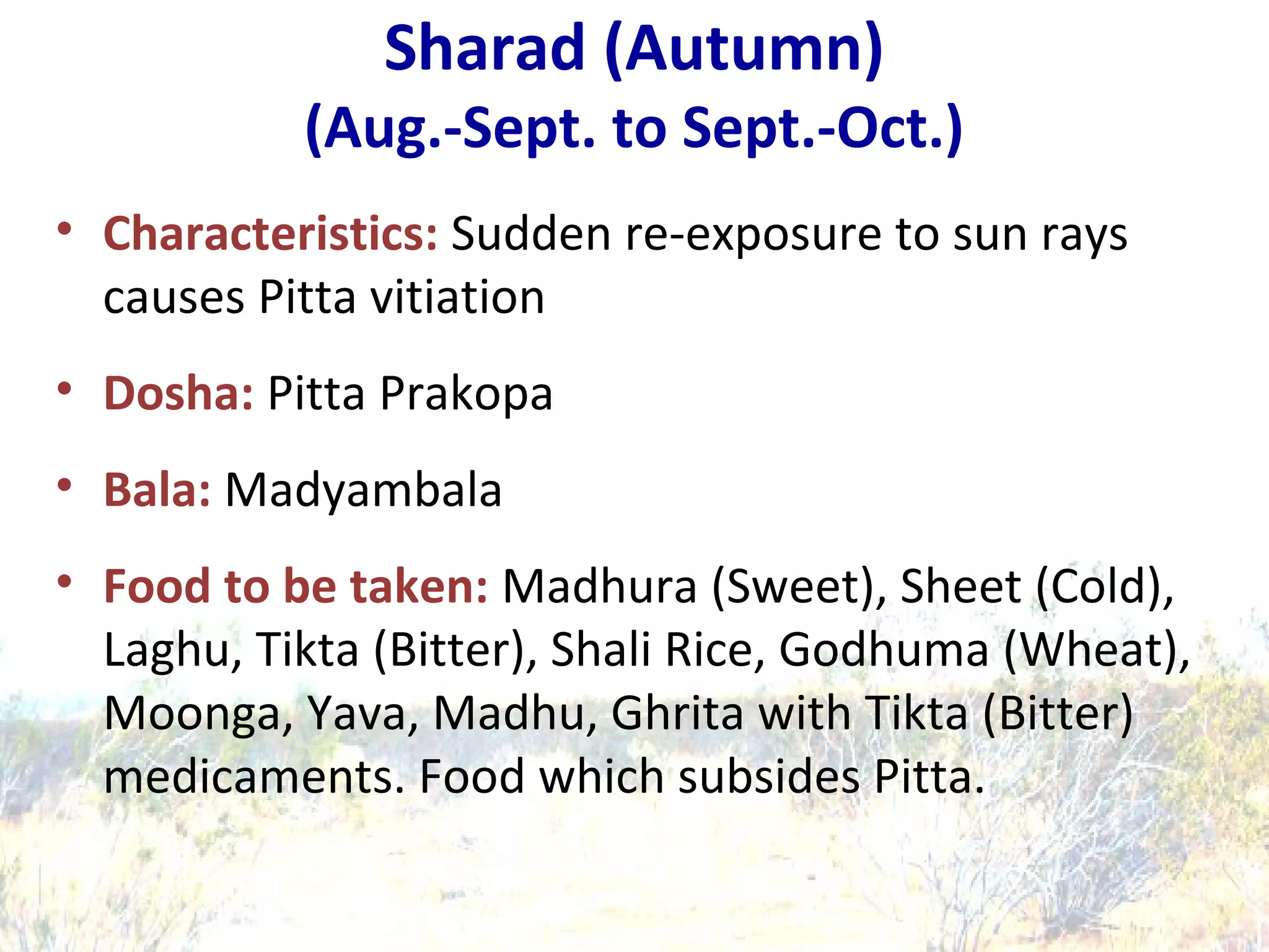 Ritucharya final presentation | PPT