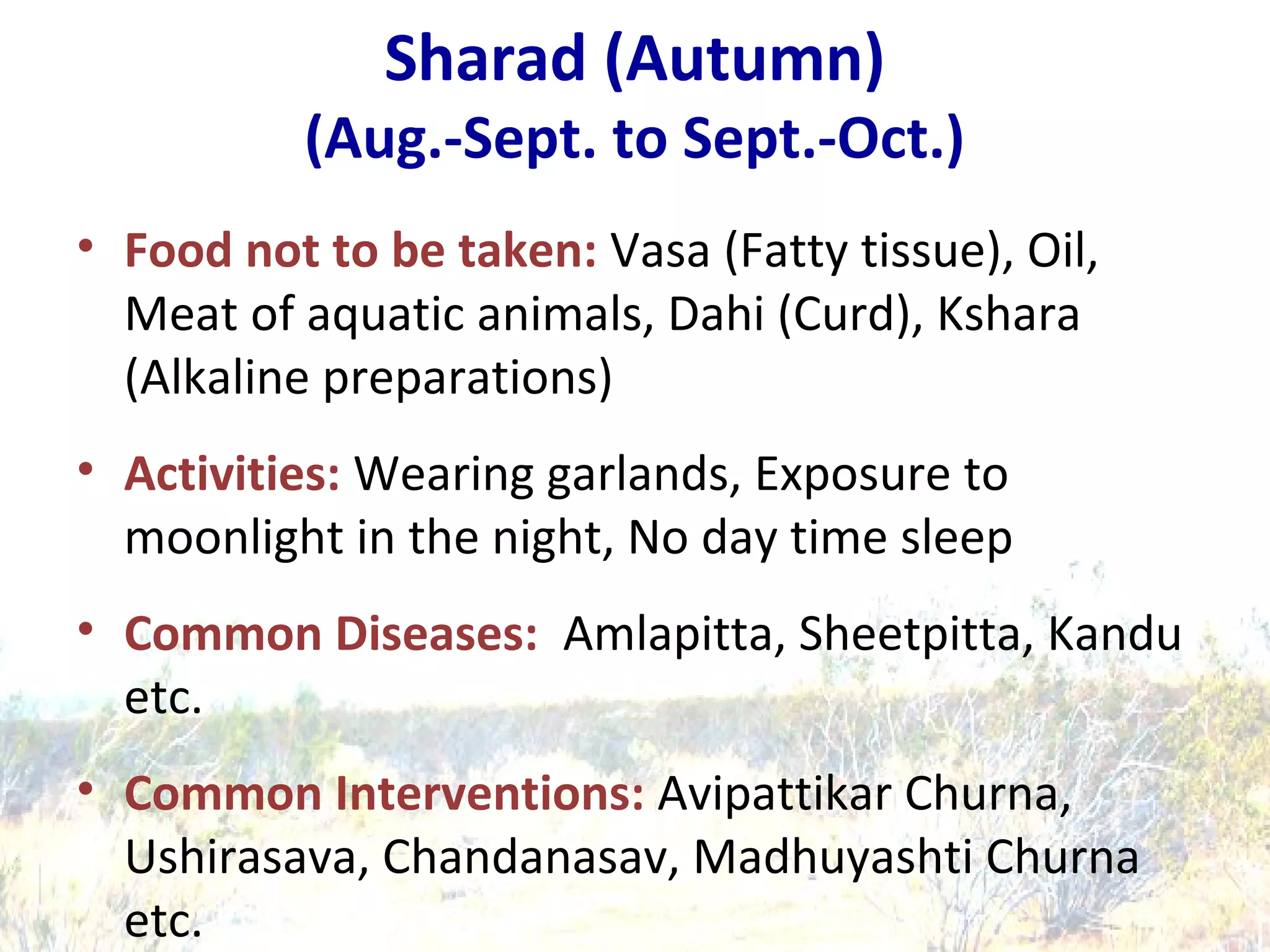 Ritucharya final presentation | PPT