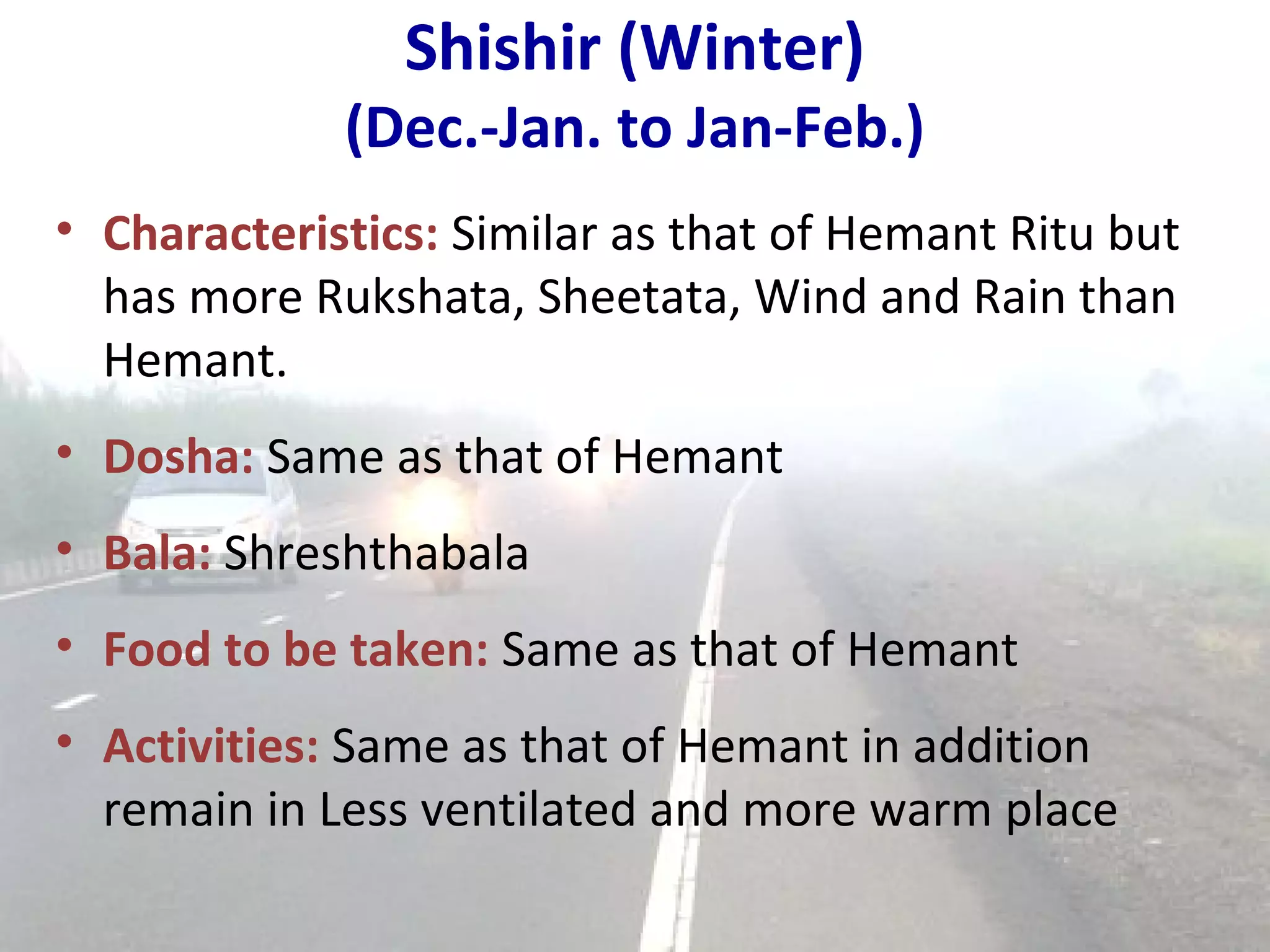 Ritucharya final presentation | PPT