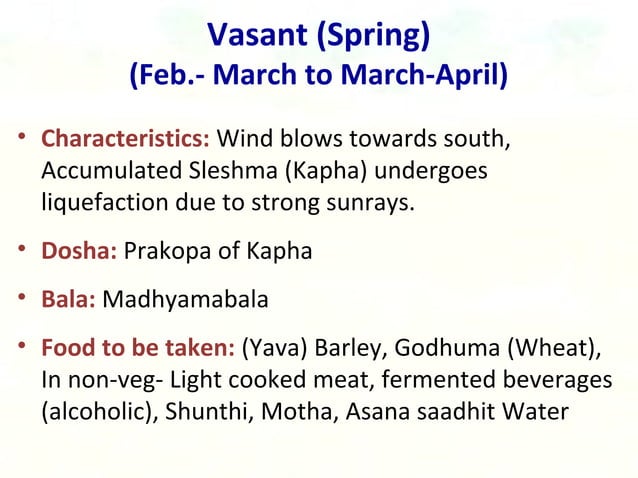 Ritucharya final presentation | PPT