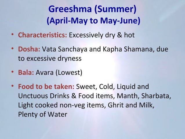Ritucharya final presentation | PPT