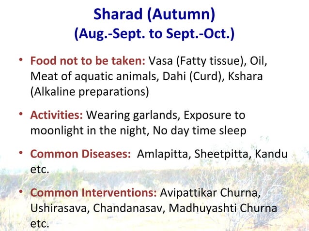 Ritucharya final presentation | PPT