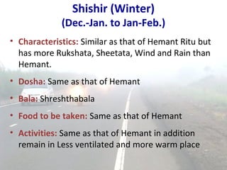 Ritucharya final presentation | PPT