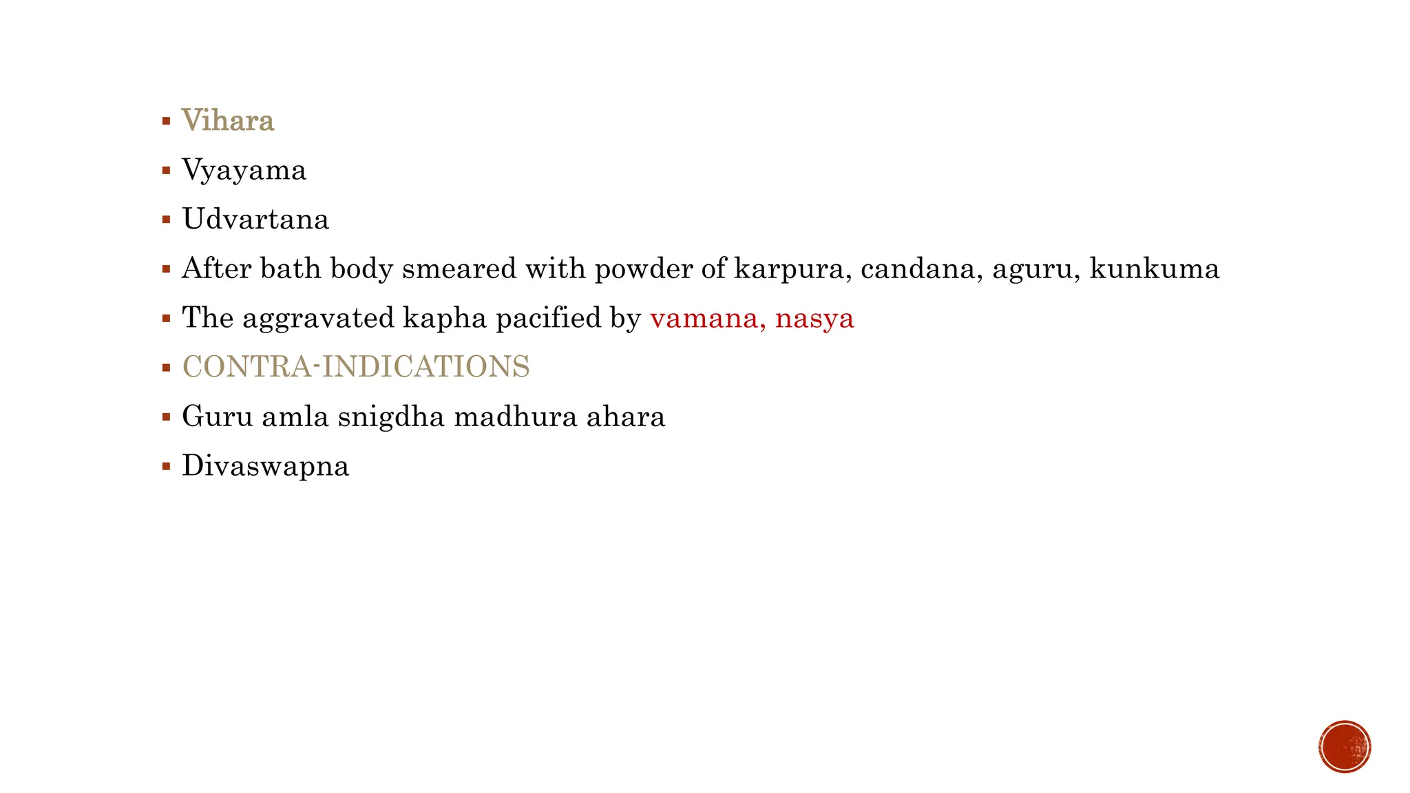 RITUCHARYA-SEASONAL REGIMENS OF AYURVEDA | PPT