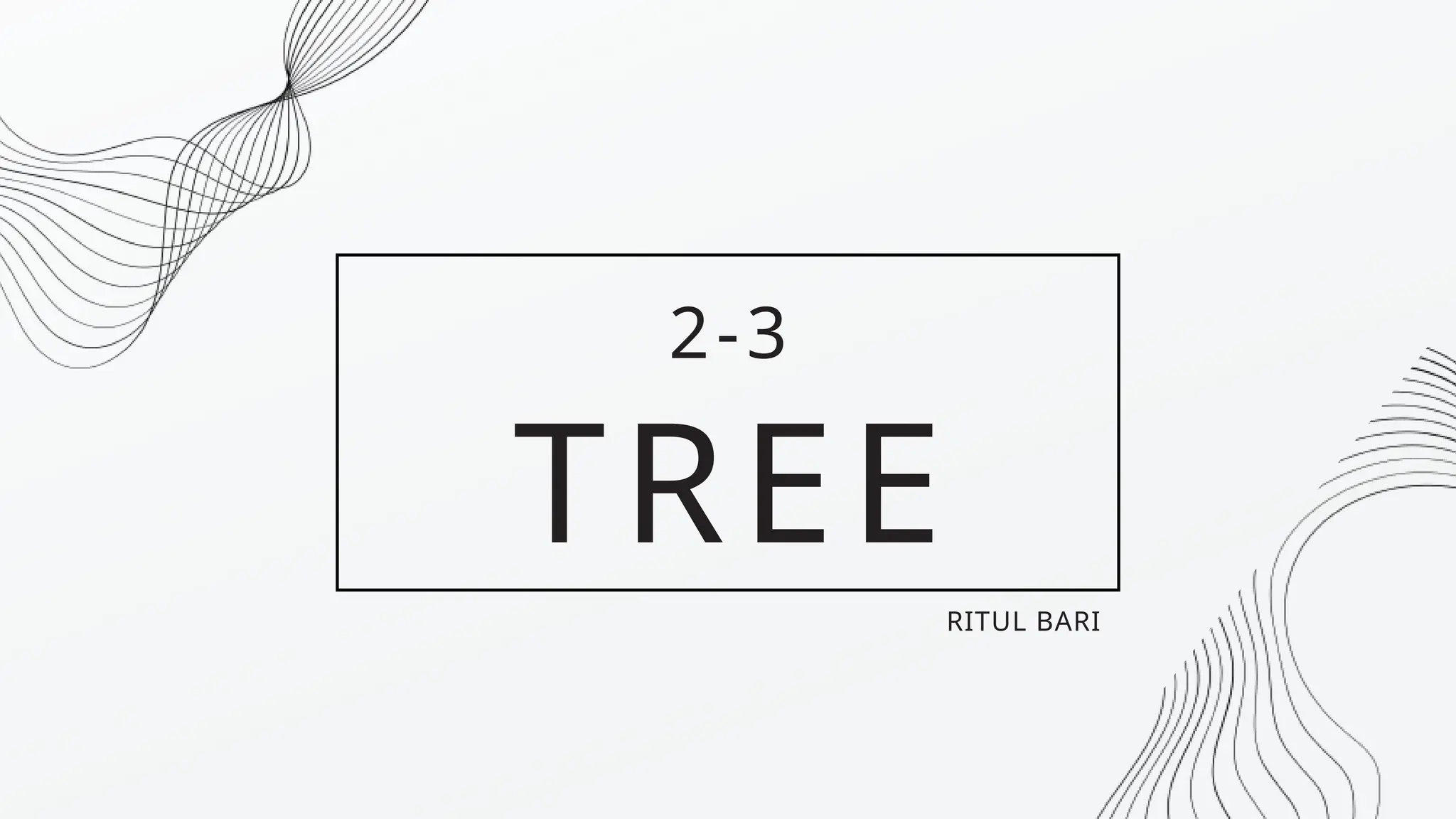 ppt of 2-3 trees analysis and design presentation | PPTX