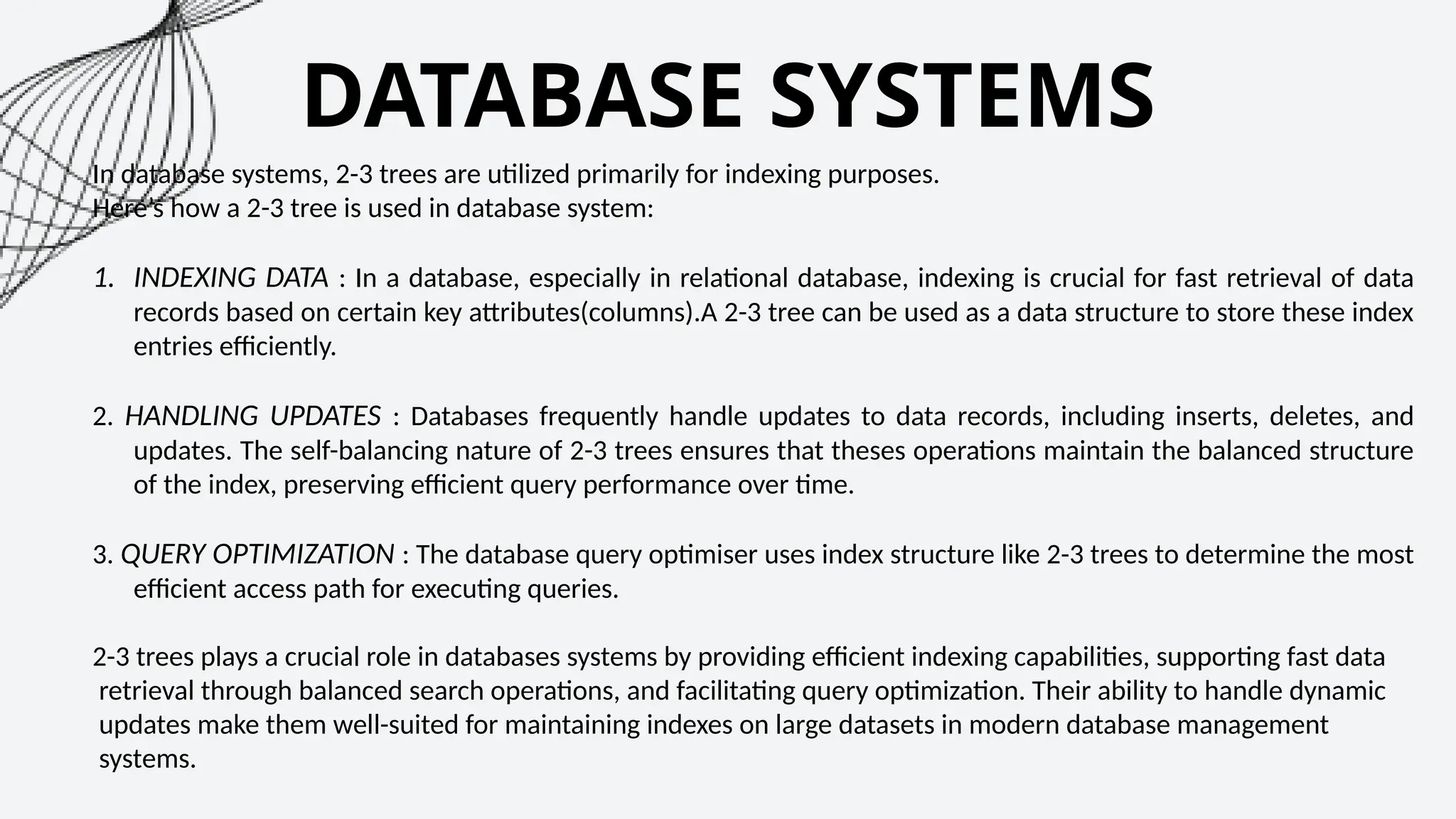 ppt of 2-3 trees analysis and design presentation | PPTX