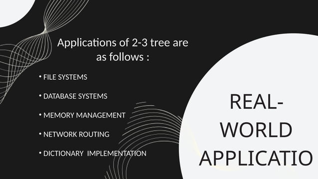 ppt of 2-3 trees analysis and design presentation | PPTX