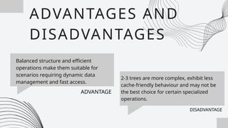 ppt of 2-3 trees analysis and design presentation | PPTX