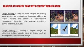 Image processing and It’s forensic significance | PPT