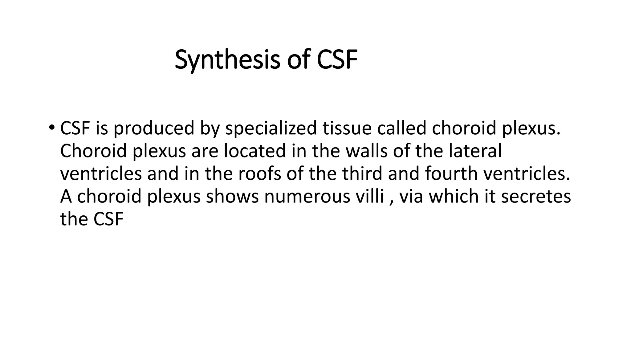 Brief Meninges, CSF and pituitary gland | PPTX