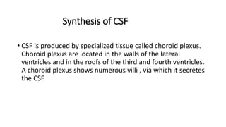 Brief Meninges, CSF and pituitary gland | PPT