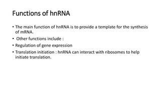 Structures and Functions of types of RNA | PPTX | Programming Languages ...