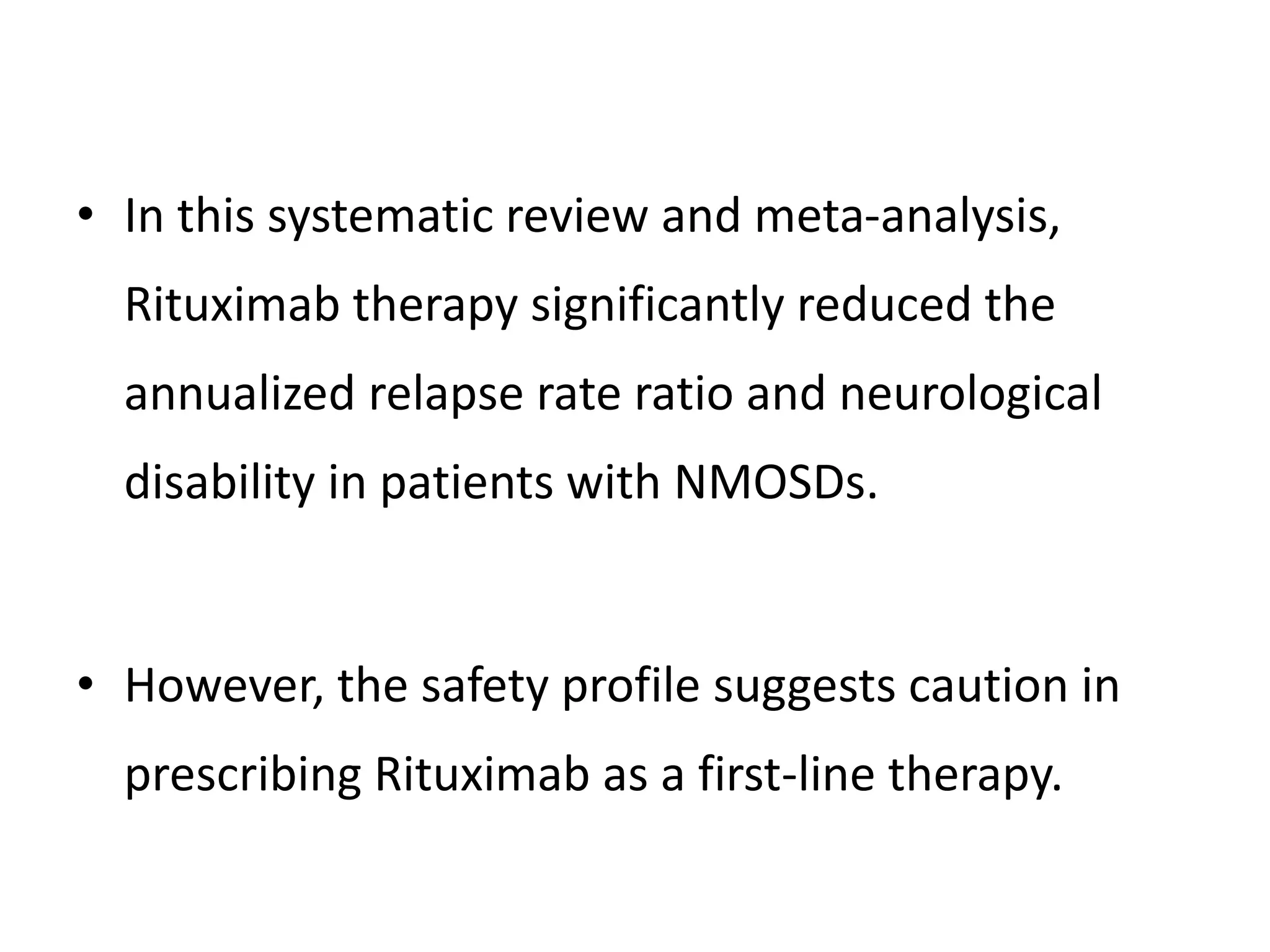Rituximab In Neurologic Disorders | PPTX