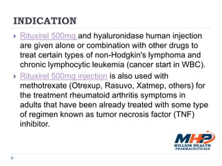 Rituxirel 500mg injection | PPTX