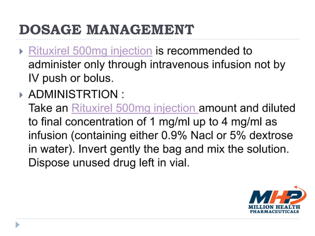 Rituxirel 500mg injection | PPTX