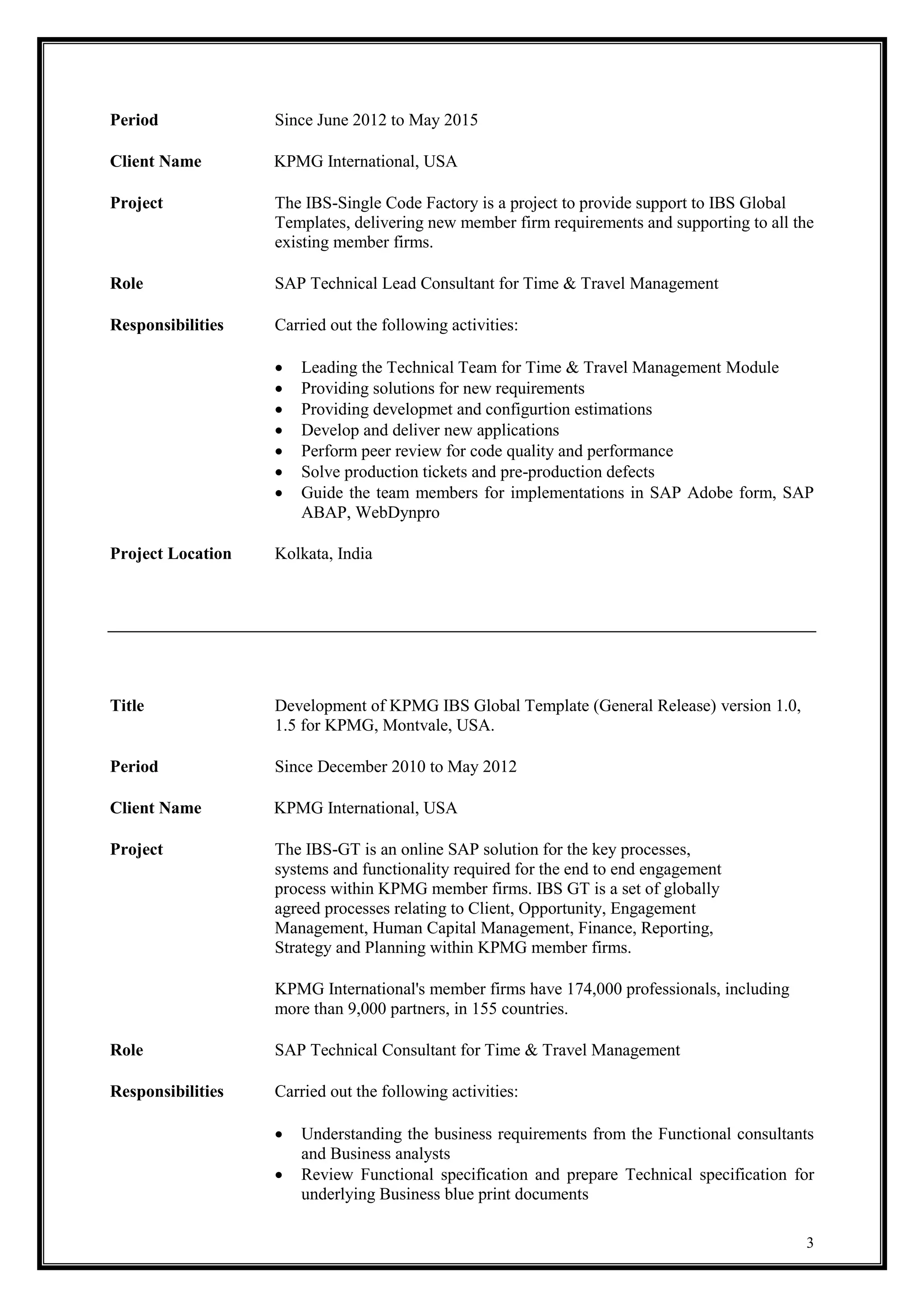 Ritwick Dhara - SAP Consultant | PDF