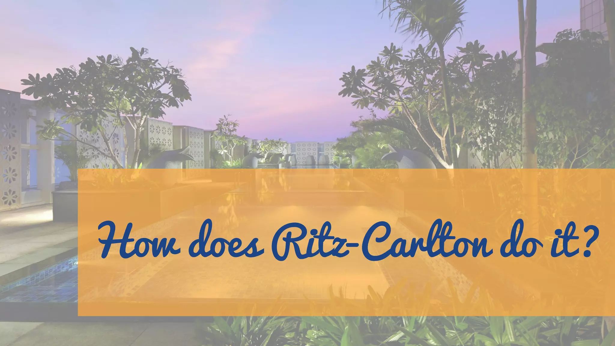 Ritz carlton by Sumukh | PDF | Hotels and Motels | Travel Type