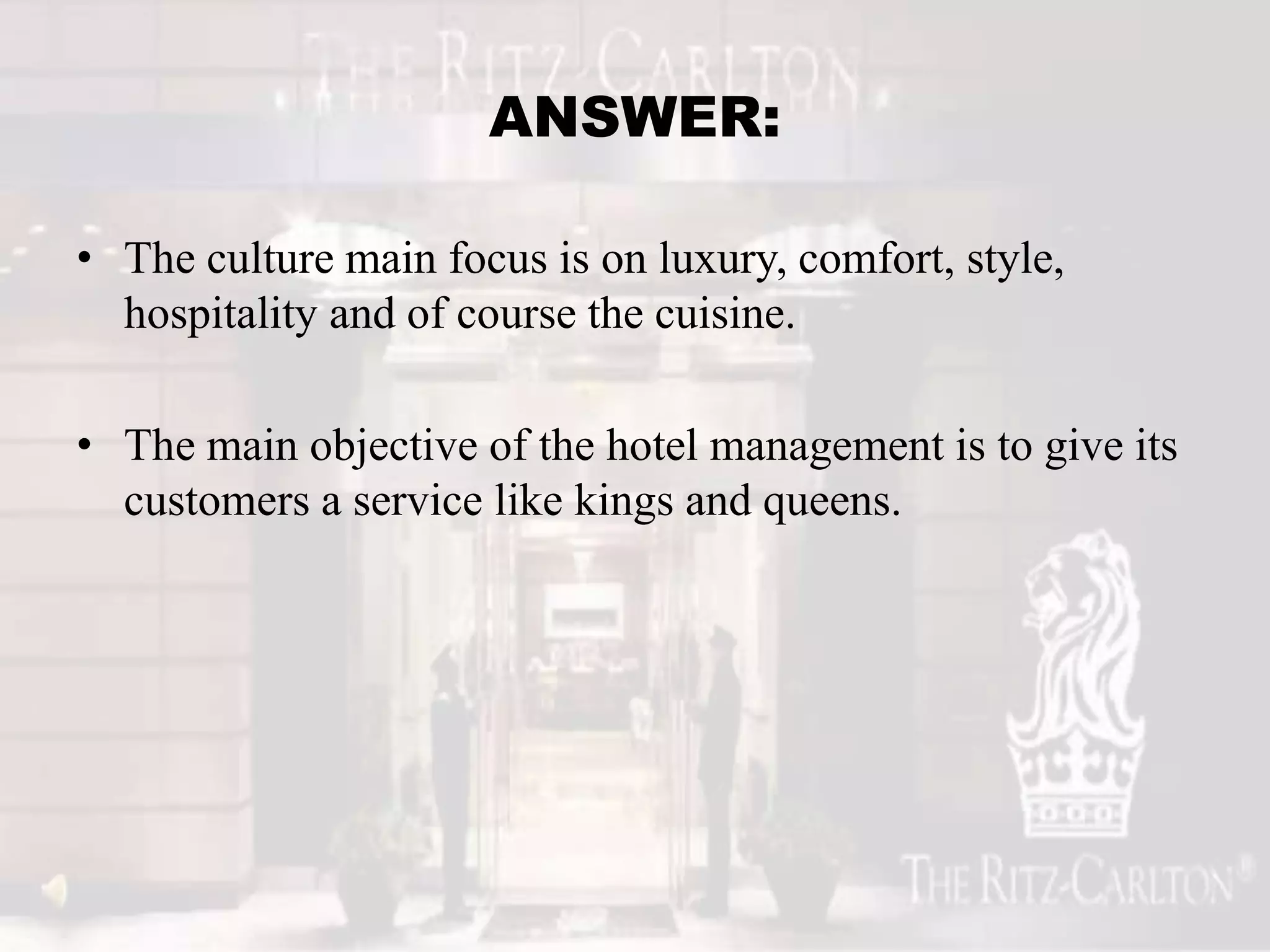 Ritz carlton case study | PPTX