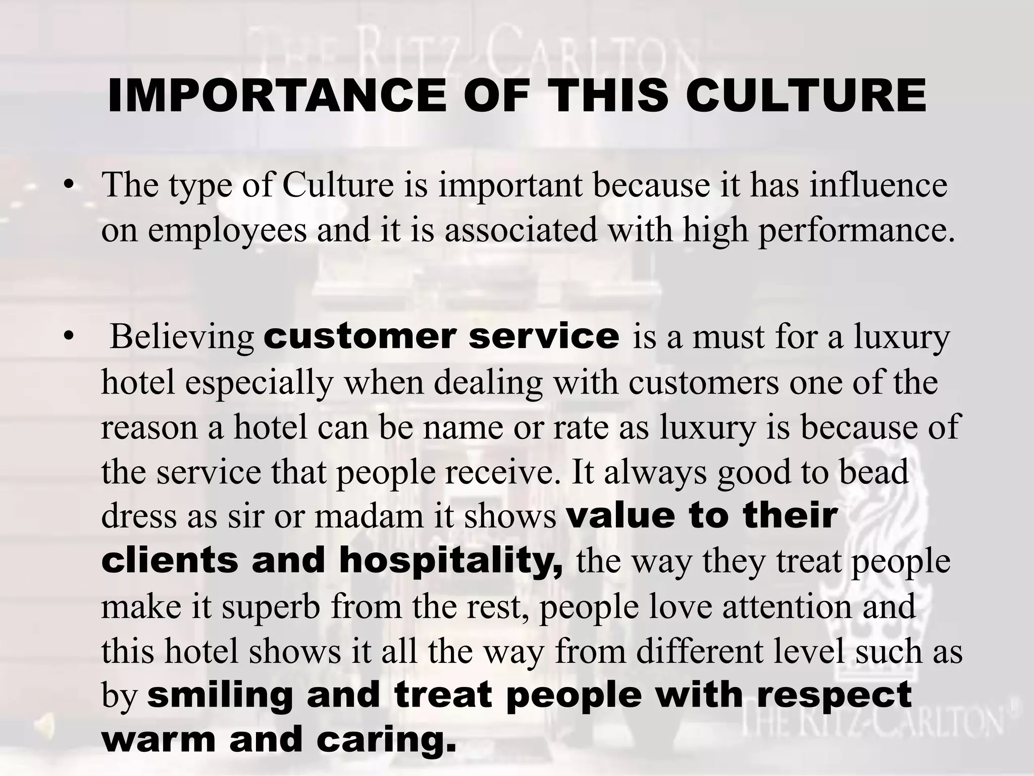 Ritz carlton case study | PPTX