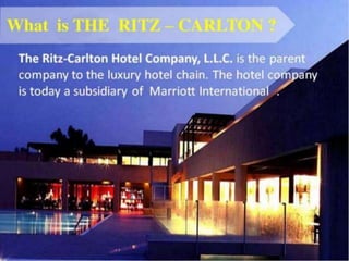 Ritz carlton case study | PPTX