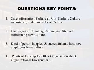 Ritz carlton case study | PPTX